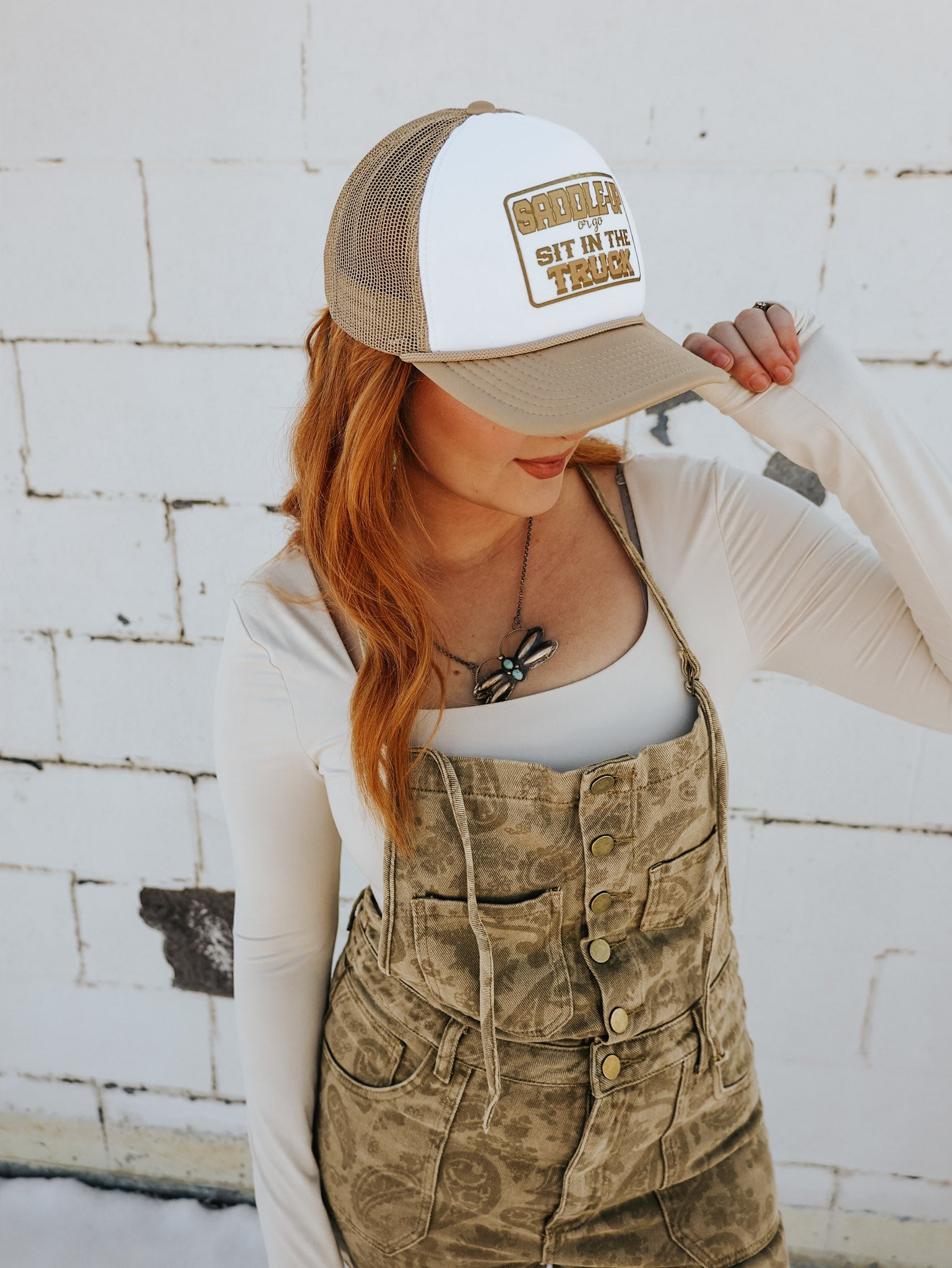 Saddle Up Trucker Hat – Desert Down Ranch Wear