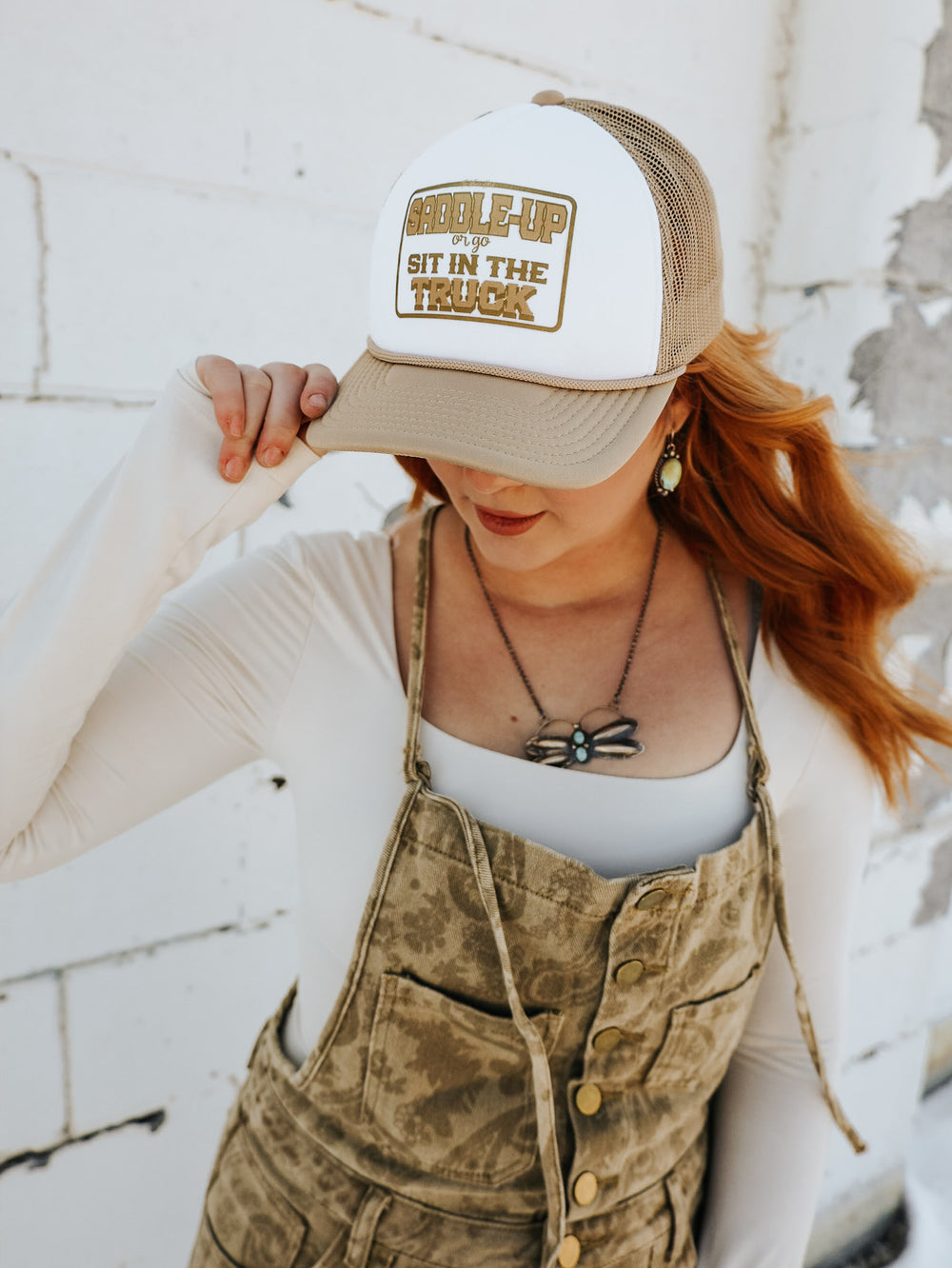 Saddle Up Trucker Hat – Desert Down Ranch Wear